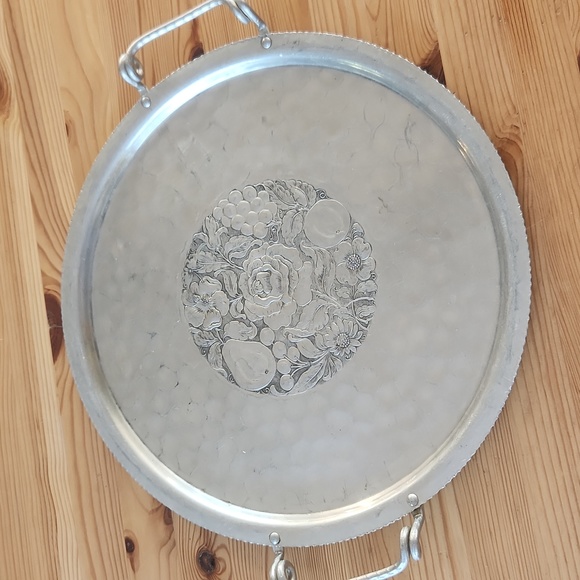 Dining | Aluminum Rose Tray | Poshmark